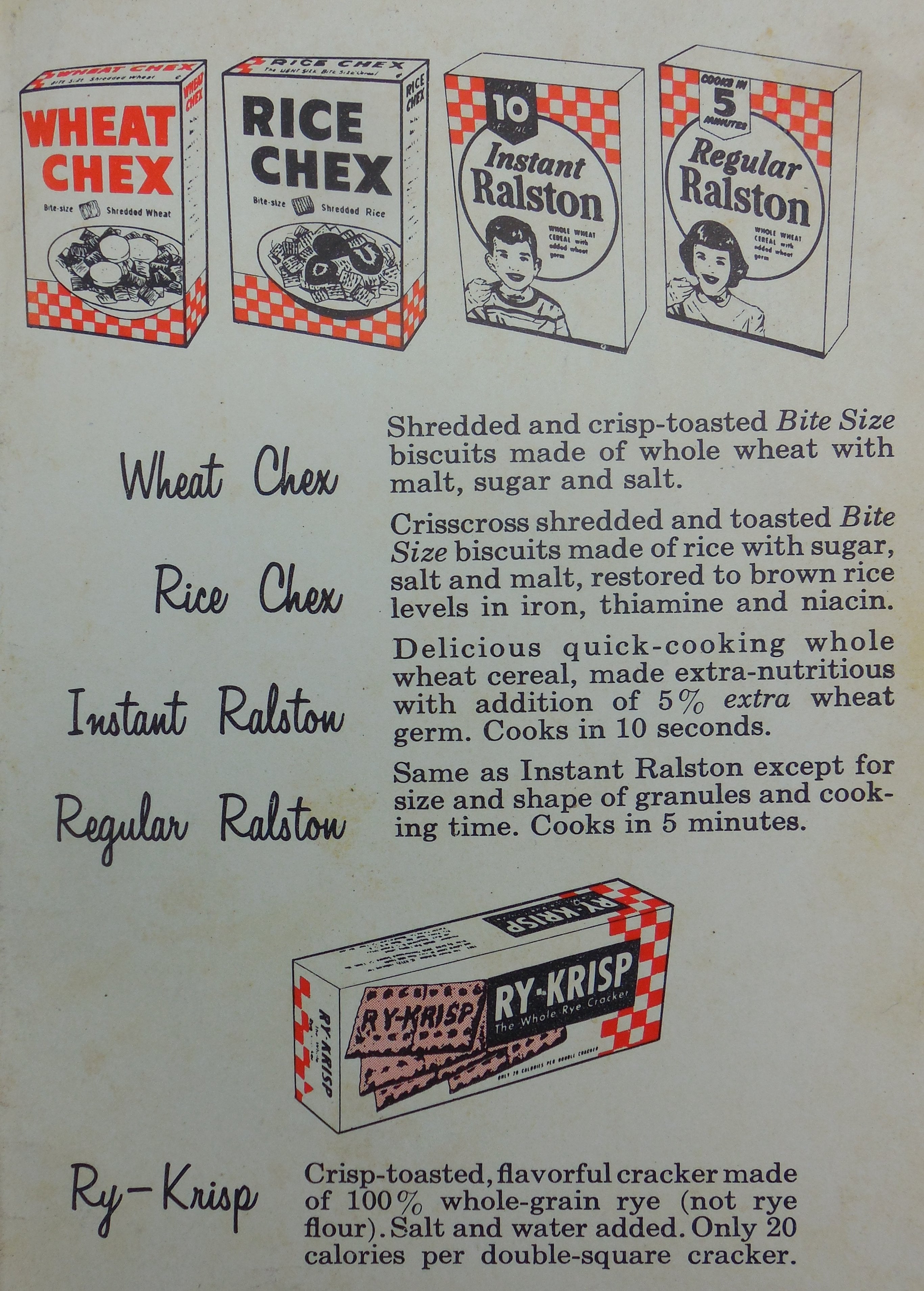 Ralston Purina Checker Board Square Products Advertising... Vintage Mi ...