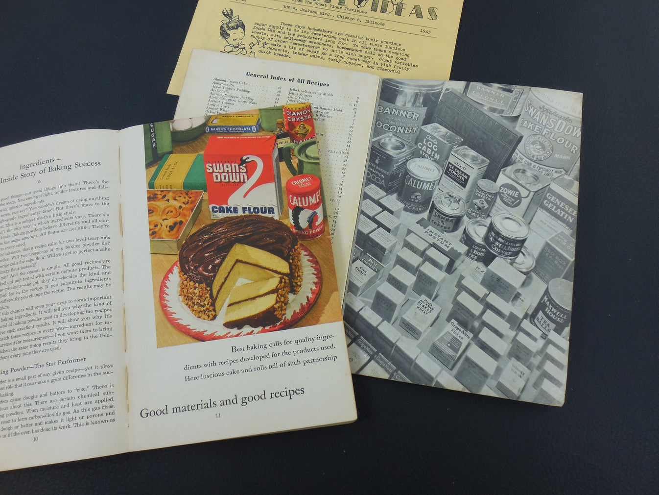 General Foods Cookbooks - 1935 Desserts & 1940 Home Baking – Olde ...