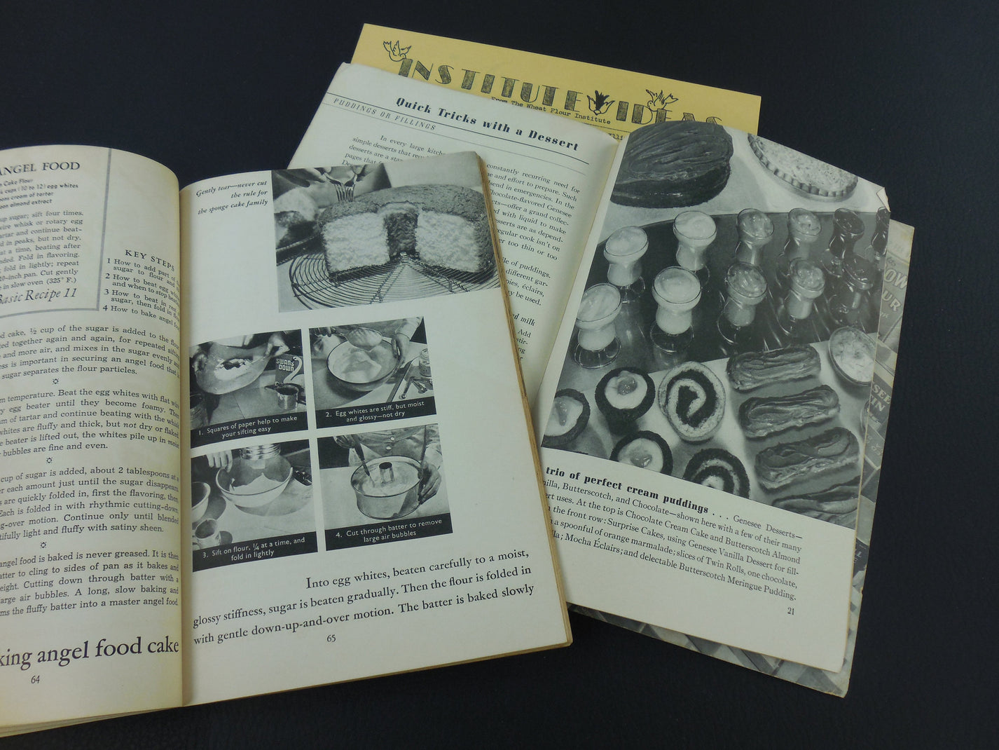 General Foods Cookbooks - 1935 Desserts & 1940 Home Baking – Olde ...