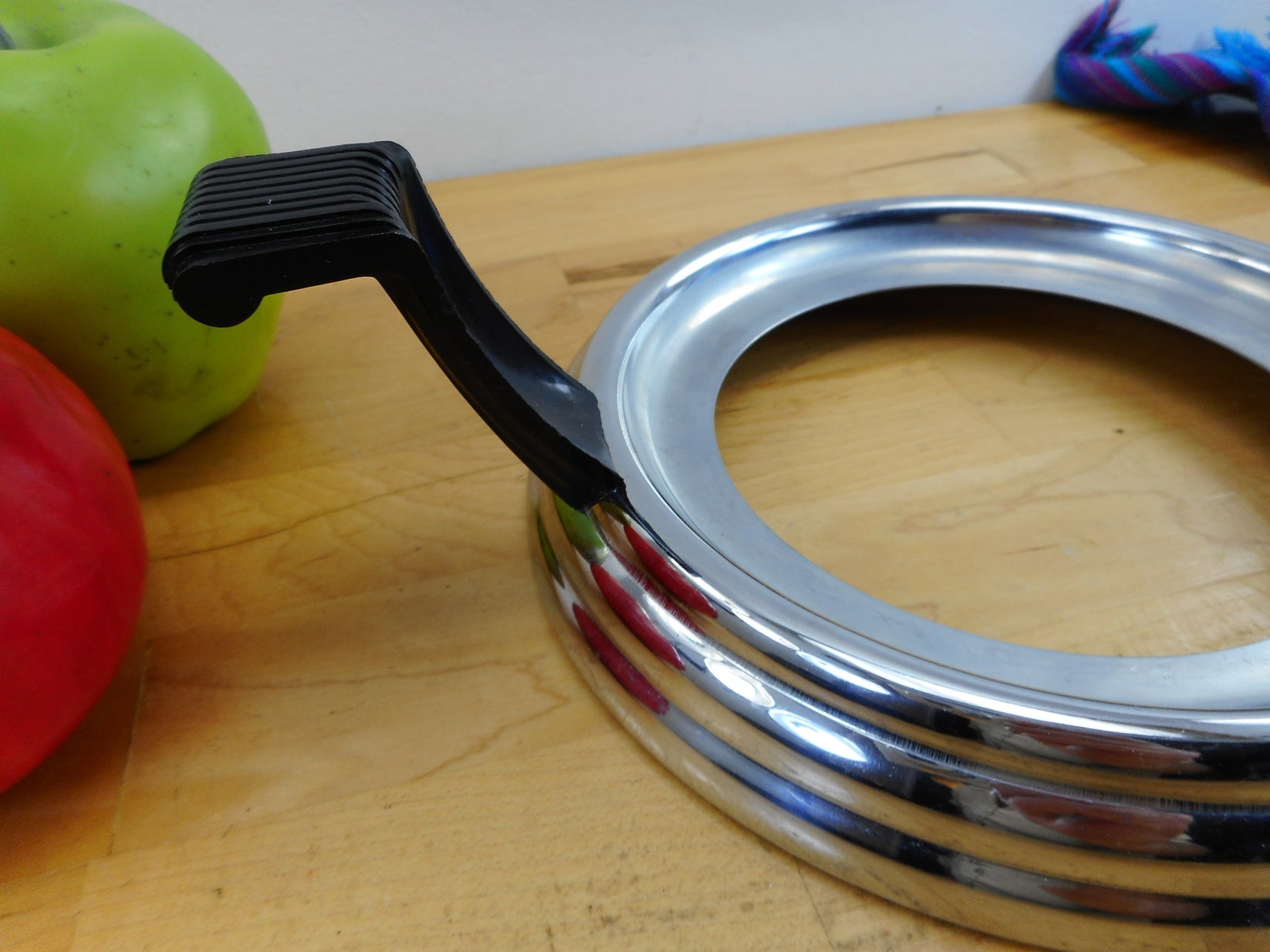 Chrome Beehive Vacuum Trivet Black Bakelite Handles - Teapot Coffee Po ...