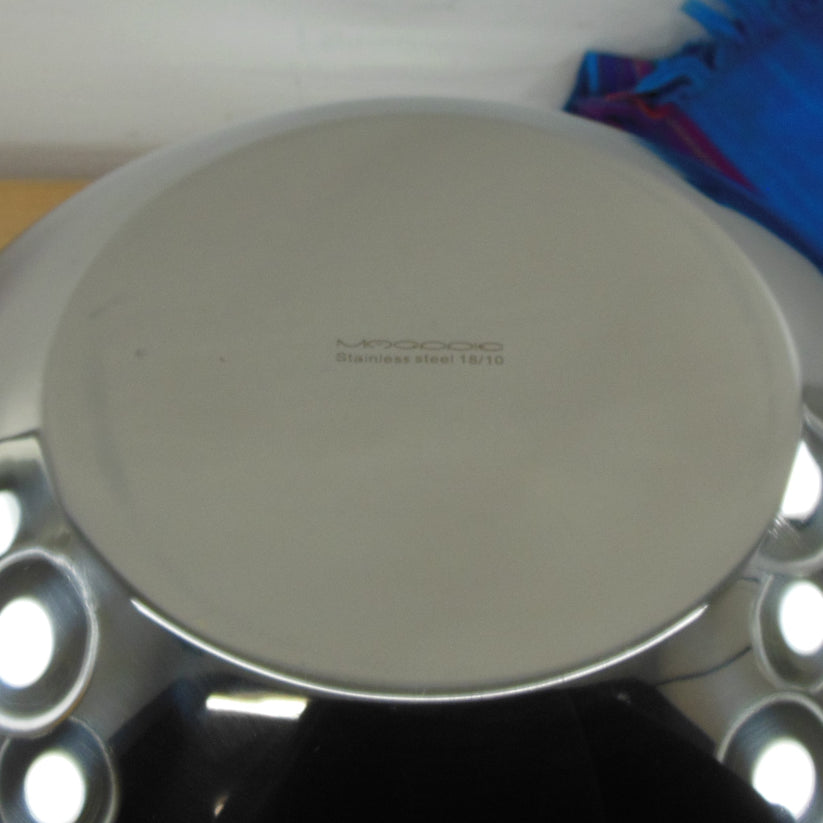 Magppie India Large Stainless Salad Serving Bowl Fork Spoon Set – Olde ...