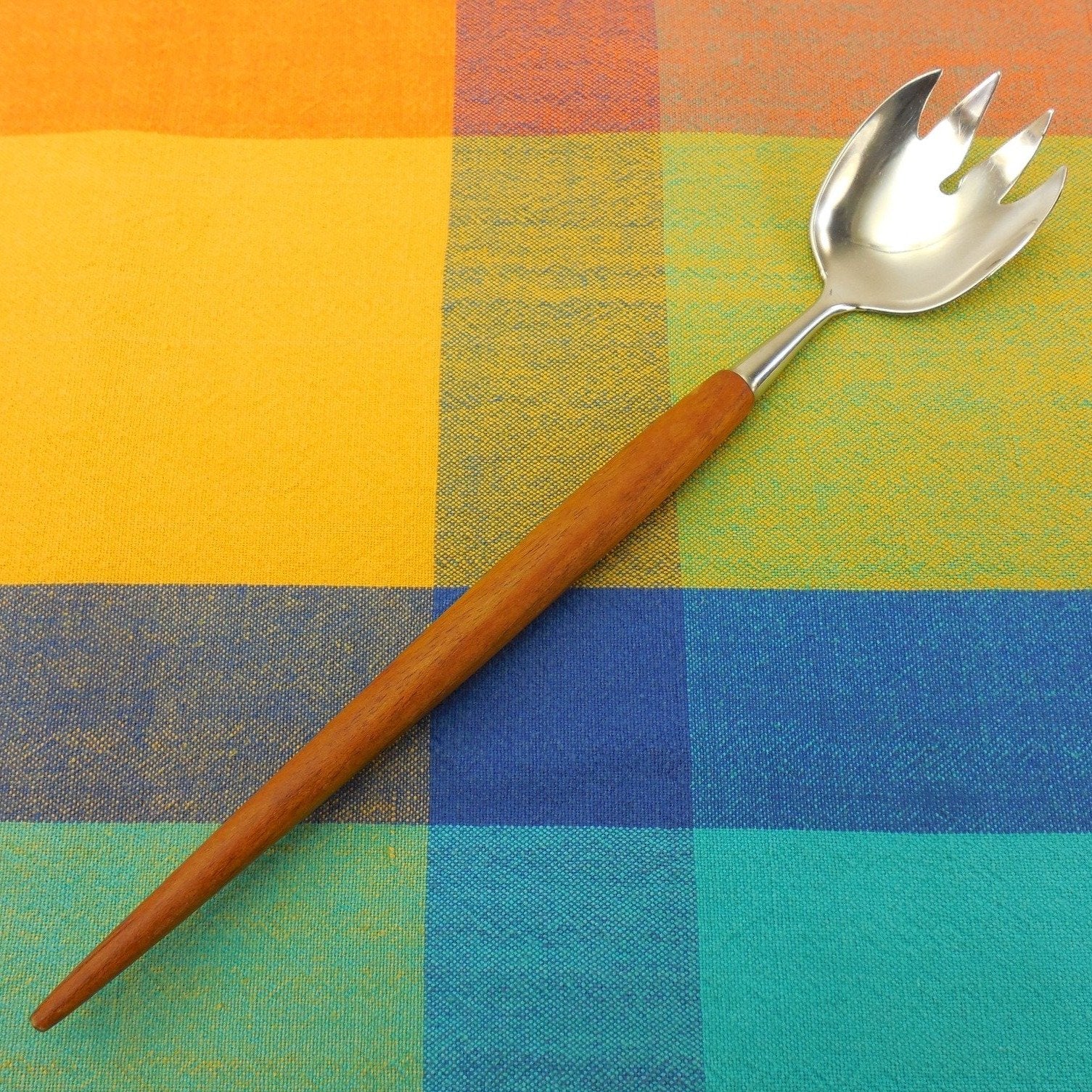 Norway Unbranded Teak Stainless Salad Server Fork – Olde Kitchen & Home