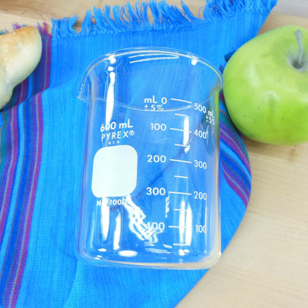 Pyrex Glass No. 1000 Scientific Beaker 600 mL – Olde Kitchen & Home